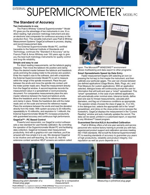 EXTERNALSUPERMICROMETER M