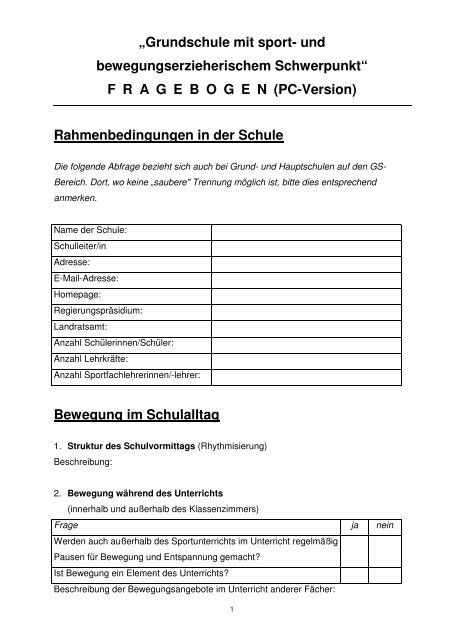 GSB-Schulen - Fragebogen LIS Ludwigsburg