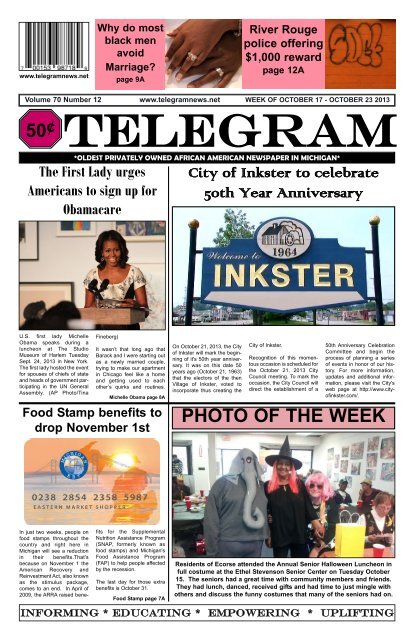 Volume 70 Number 12 - Telegram Newspaper