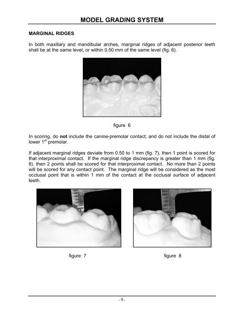 MODEL GRADING SYSTEMIf th