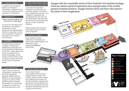 PDF version of the museum map. - New Zealand Maritime Museum