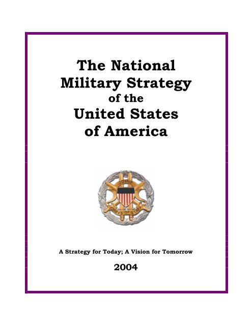 Military Defense Strategy