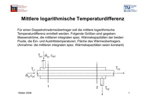 Mittlere logarithmische Temperaturdifferenz