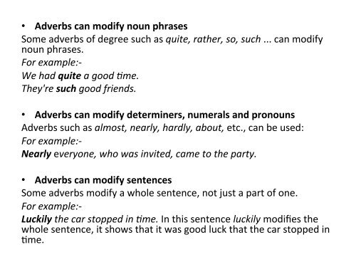 Adverbs