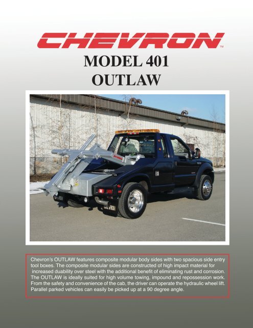 TM MODEL 401 OUTLAW Chevron's