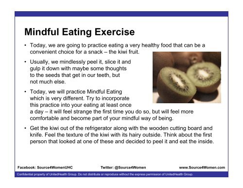 Mindful Eating Exercise (continued)