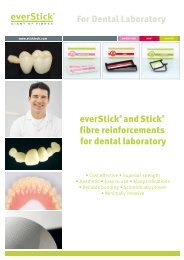 everStick®C&B fibre reinforced bridge for anterior region ... - StickTech