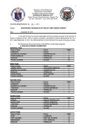 Deped Baguio City Division|Baguio City