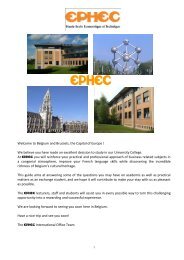 key info sheet 2012 - Ephec