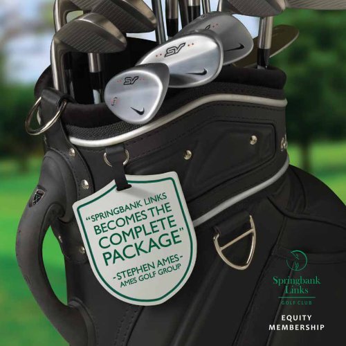 EQUITY MEMBERSHIP - Springbank Links Golf Club