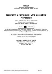 Genfarm Metribuzin 750 WG Herbicide - Genfarm Crop Protection