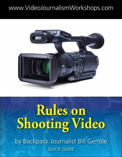 to Download pdf Rules On Shooting Video - Video Journalism ...