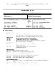 NIH biosketch example