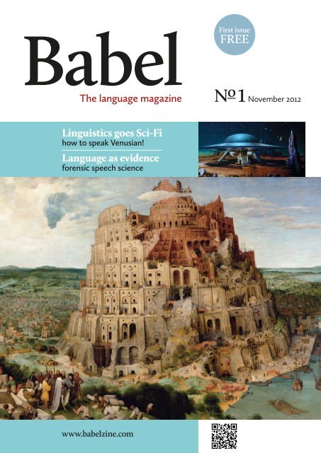 The language magazine Linguistics goes Sci-Fi Language ... - Babel