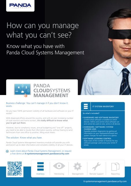 INVENTORY module Datasheet - Panda Cloud Systems Management