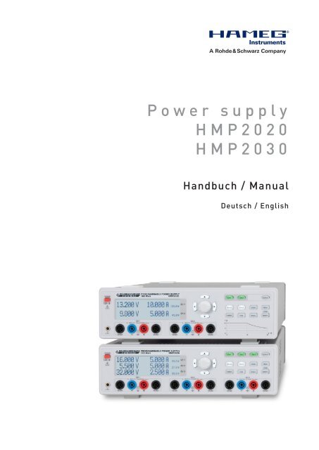 Power supply HMP2020 HMP2030