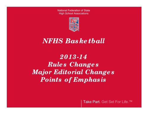 2013-14 NFHS Basketball Rule Changes - NHIAA
