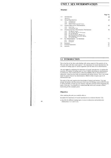 Unit 3 Sex Determination Pdf