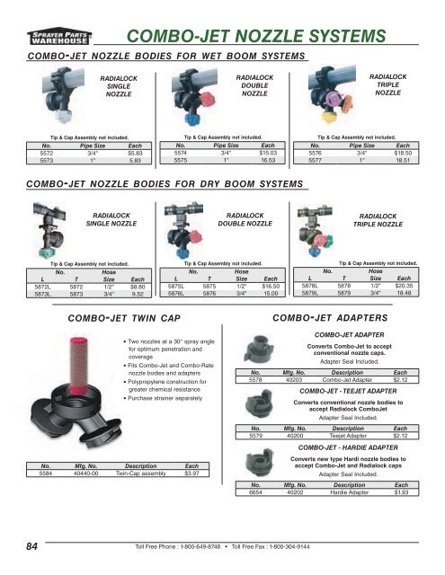 WILGER NOZZLE BODIES & CA