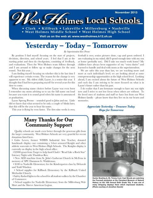 West Holmes Local Schools - West Holmes Local School District