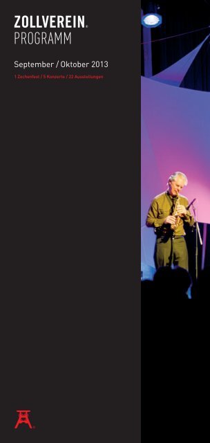 Programmheft September – Oktober 2013 - Stiftung Zollverein