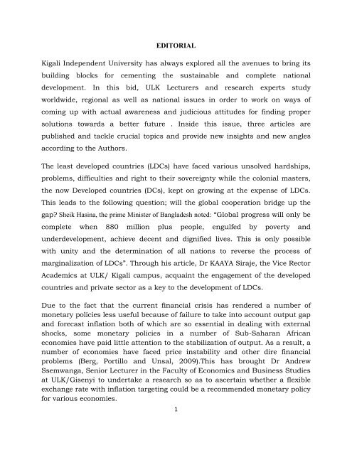 Open the file - Kigali Independent University ULK