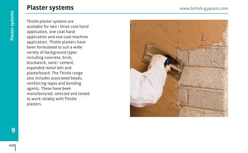 SITE BOOK - Plaster systems - British Gypsum