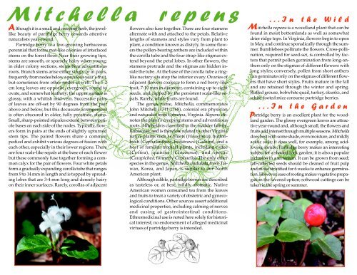 brochure. - Virginia Native Plant Society