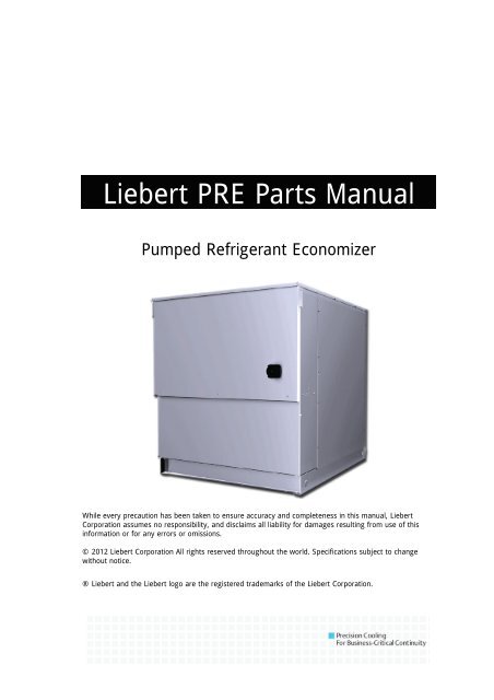 Printable Manual - Liebert