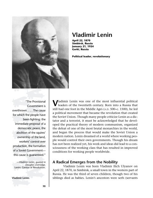 Vladimir Lenin