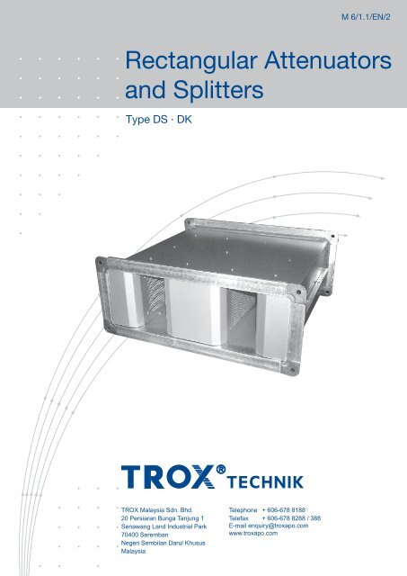 Rectangular Attenuators and Splitters - TROX