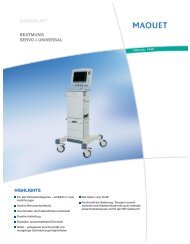 ROTAFLOW CENTRIFUGAL PUMP - Maquet