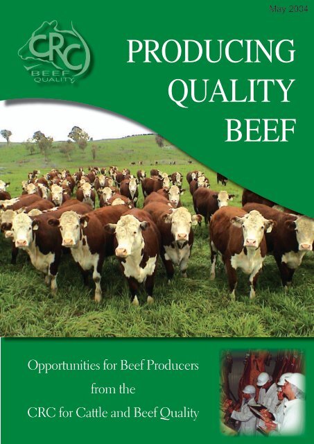 PRODUCING QUALITY BEEF - Beef CRC