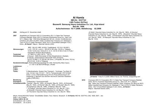 Al Hamla - Ship-DB Schiffsdatenbank