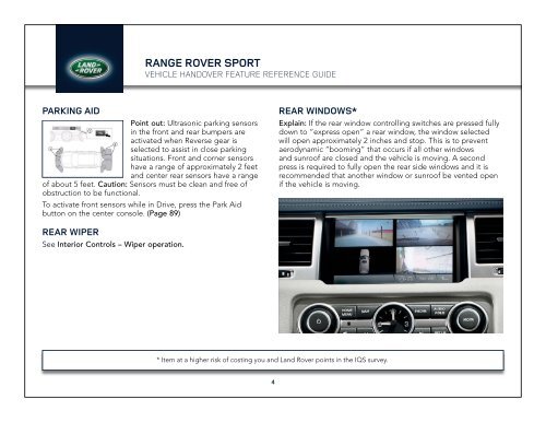 RANGE ROVER SPORTVEHICLE