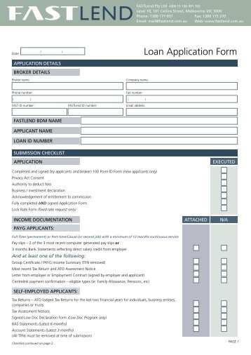 Education Loan Application Form Details of Student Main ... - Maybank