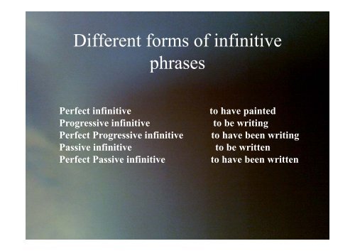 Different forms of partic