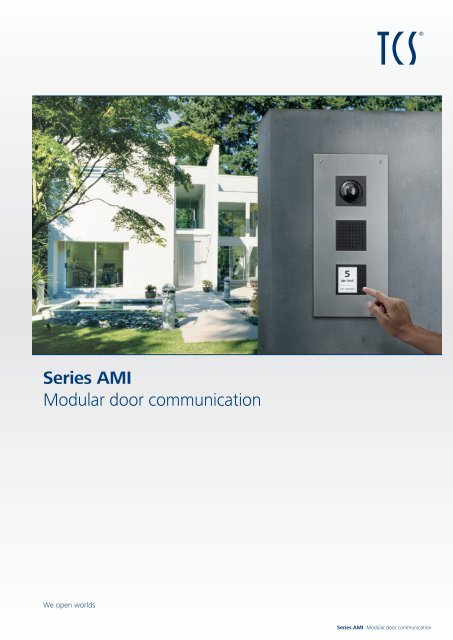 Series AMI Modular door communication - TCS