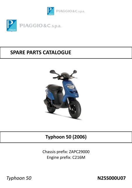 Piaggio Fly 125 Spare Parts Catalogue | Reviewmotors.co