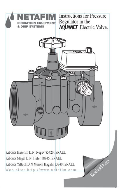 AquaNet Regulator - Netafim