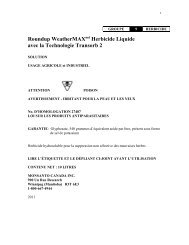 MSDS Roundup Transorb HC Liquid Herbicide - Monsanto