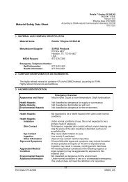 amalie oil company msds - Shoreline Marine Fuel