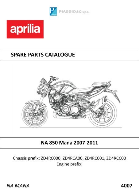 SPARE PARTS CATALOGUE