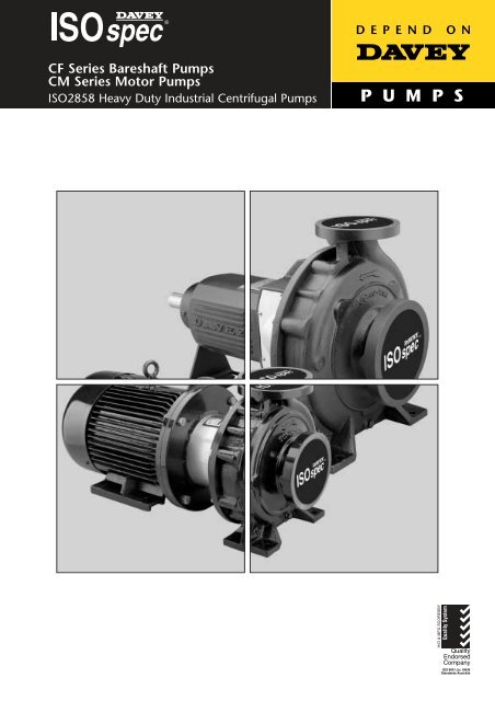 ISO Spec Motor Pumps