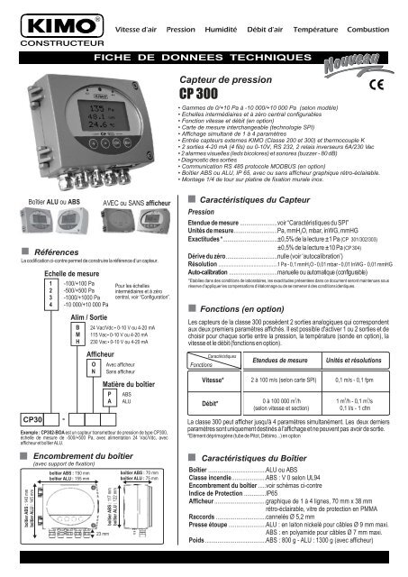 24 Vdc / ac - Kimo Canada