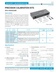 7mm TRL CALIBRATION KITS