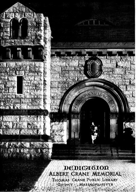 albert crane - Thomas Crane Public Library