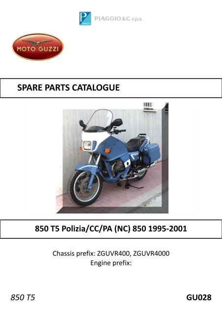 SPARE PARTS CATALOGUE
