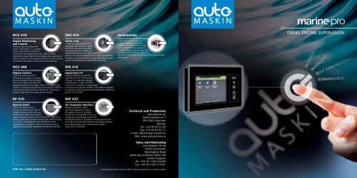 Auto-Maskin - AVR Electronics Private Ltd.