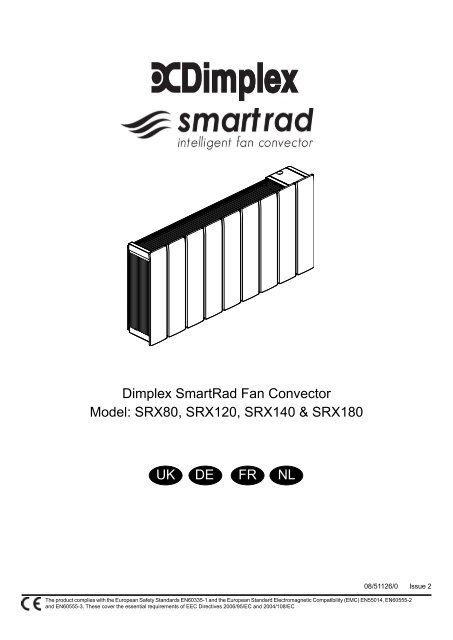 Dimplex SmartRad Fan Convector Model: SRX80, SRX120 ... - RVR.ie